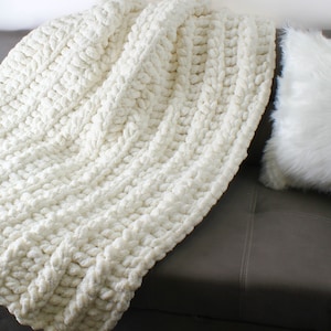 Easy Chunky Crochet Afghan Pattern-banff Crochet Chunky Throw Pdf-jumbo ...