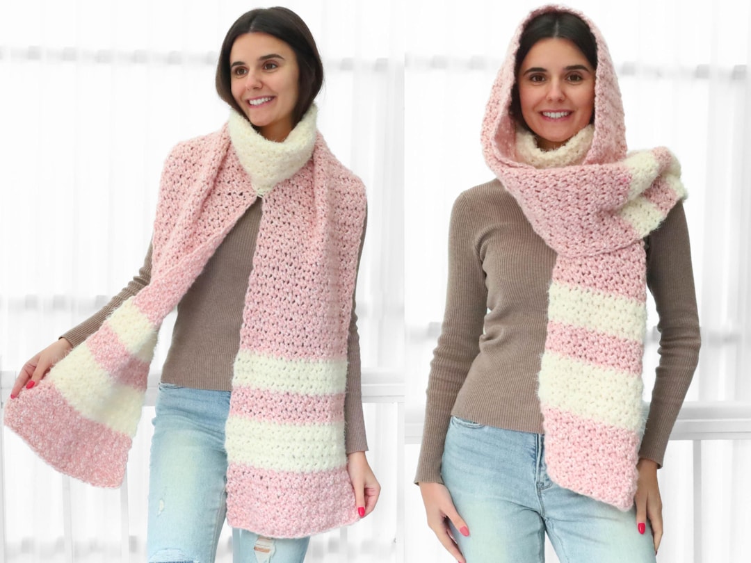 Crochet Pattern, AMARA Crochet Scarf Pattern, PDF, Crochet Turtleneck ...