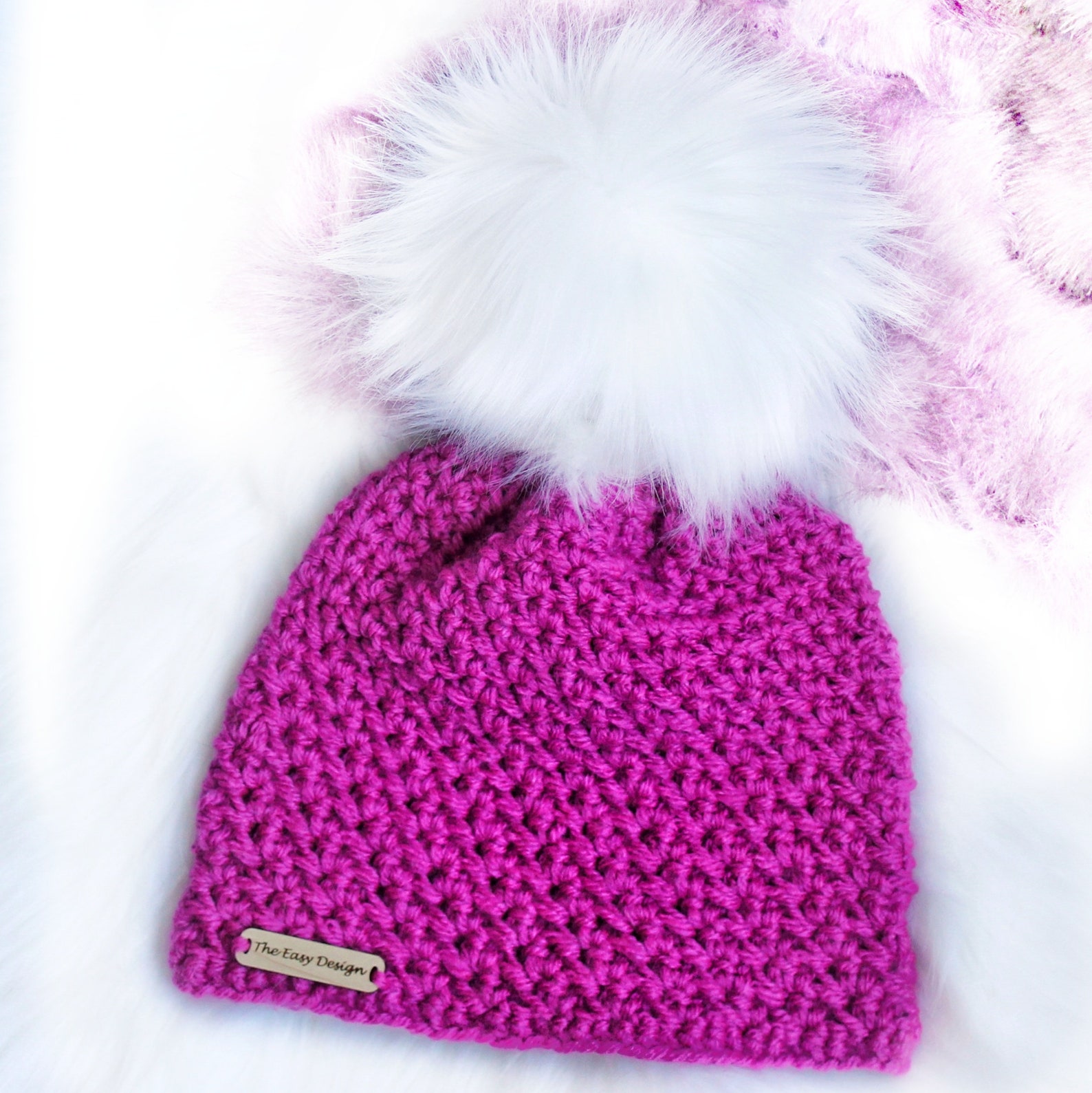 Easy Crochet Pattern-crochet Hat– TOPAZ Beanie Hat Pattern-crochet Hat ...