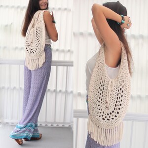 Crochet Bag Pattern-reversible Bag-convertible Bag- 2for1/ 2in1 Bag ...