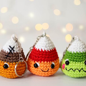 Crochet Pattern- 10 Minutes Halloween Candy Corn Crochet Ornament ...