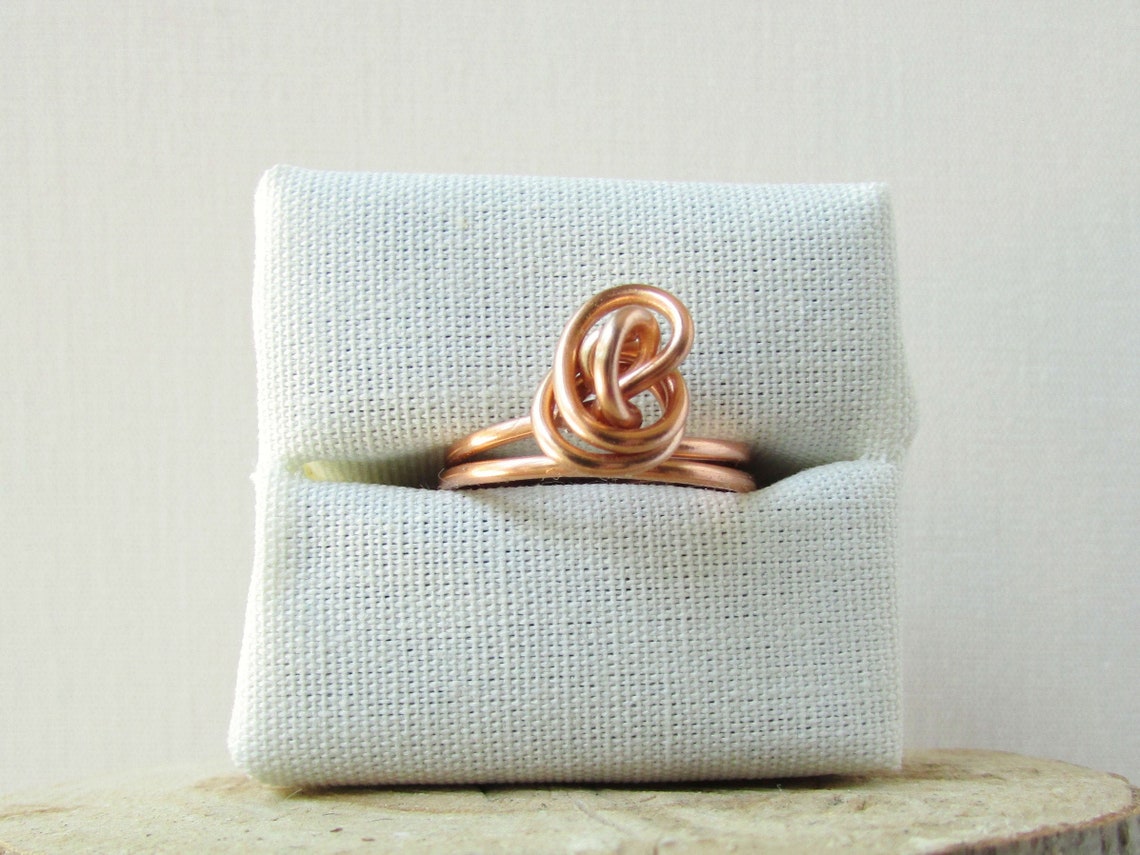 Floral-inspired, Copper Wire Rosette Ring, Great Copper Anniversary ...