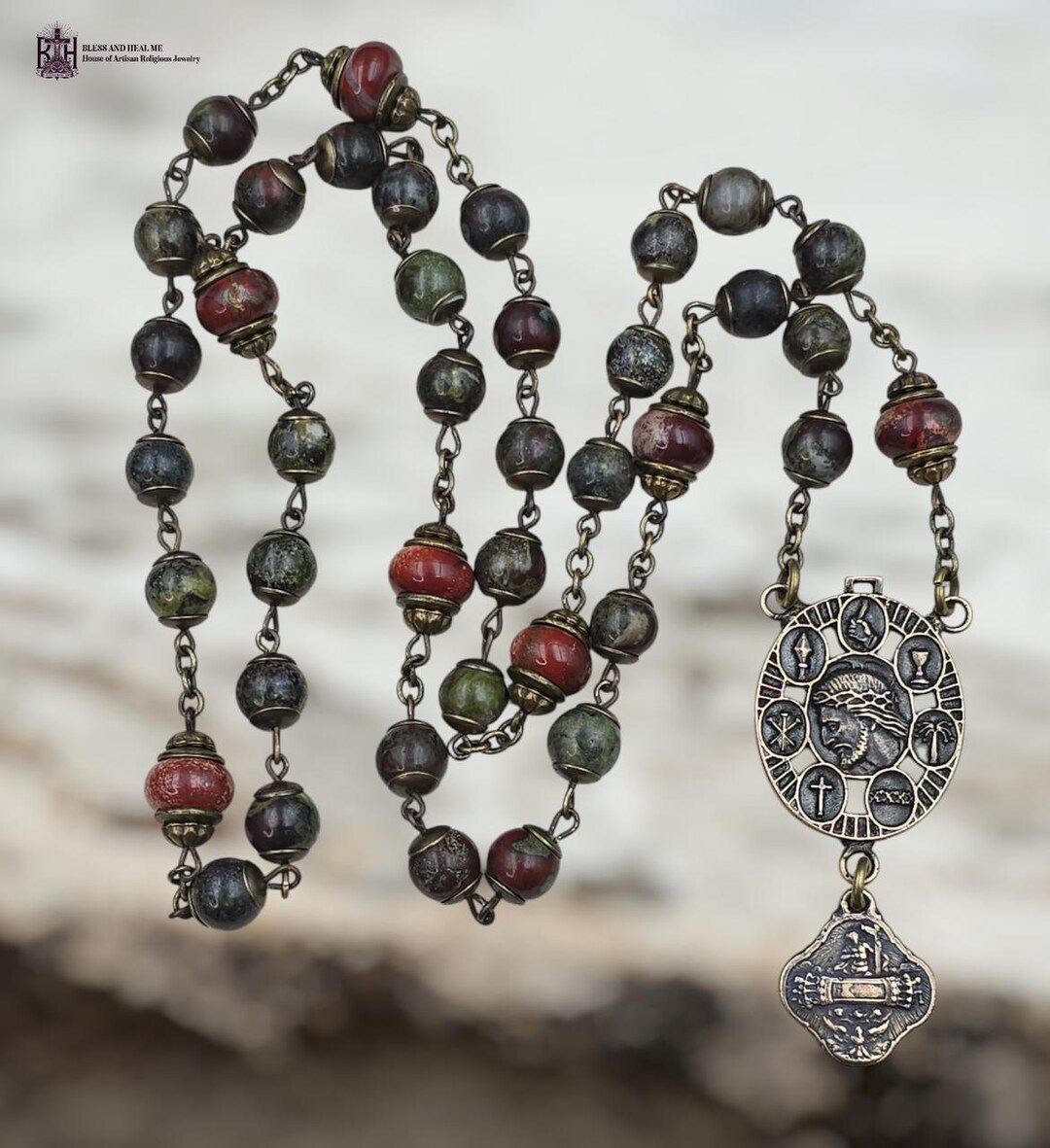 7 Offerings of Precious Blood of Jesus Heirloom Chaplet | Bronze ...