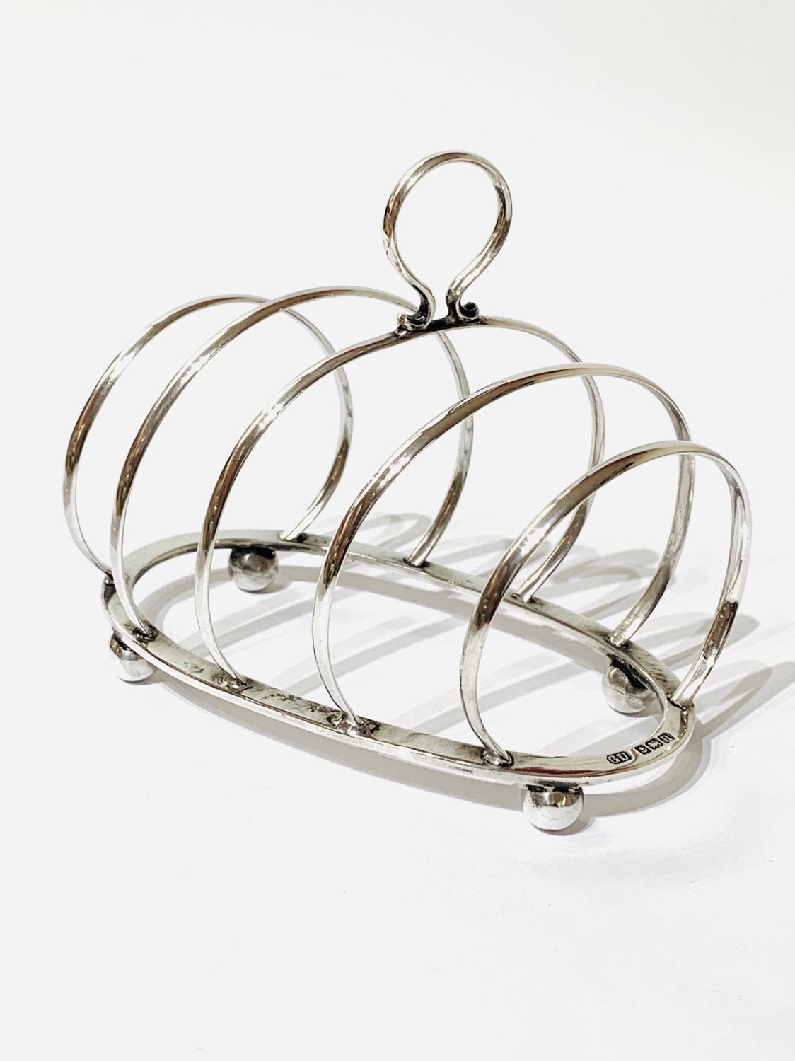 Stunning antique 107 year old sterling silver toast rack - Birmingham ...