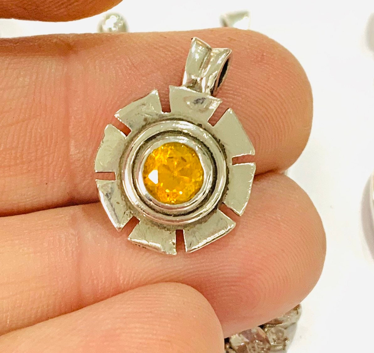 Stunning job lot of vintage Sterling Silver pendants - all stamped or ...