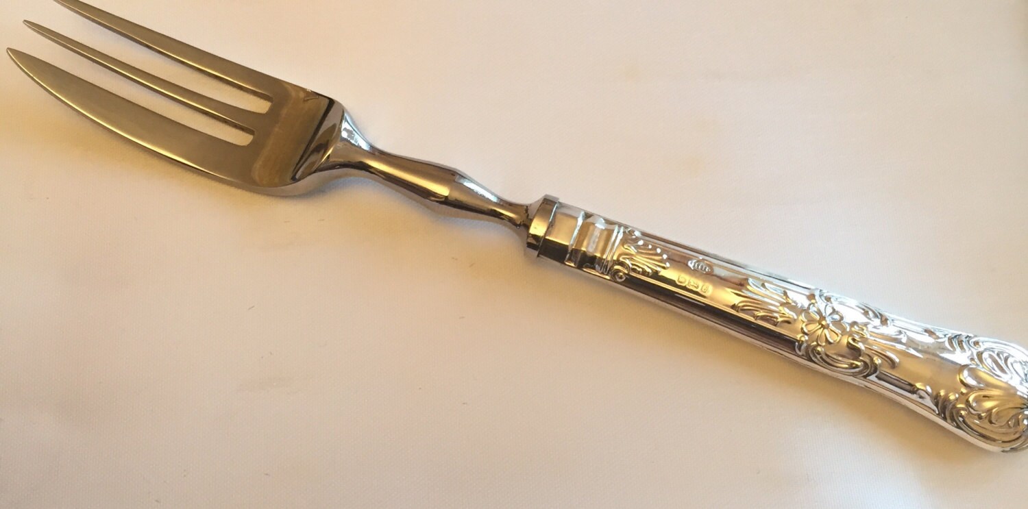 Vintage Made in Sheffield cake forks silverware - 1983