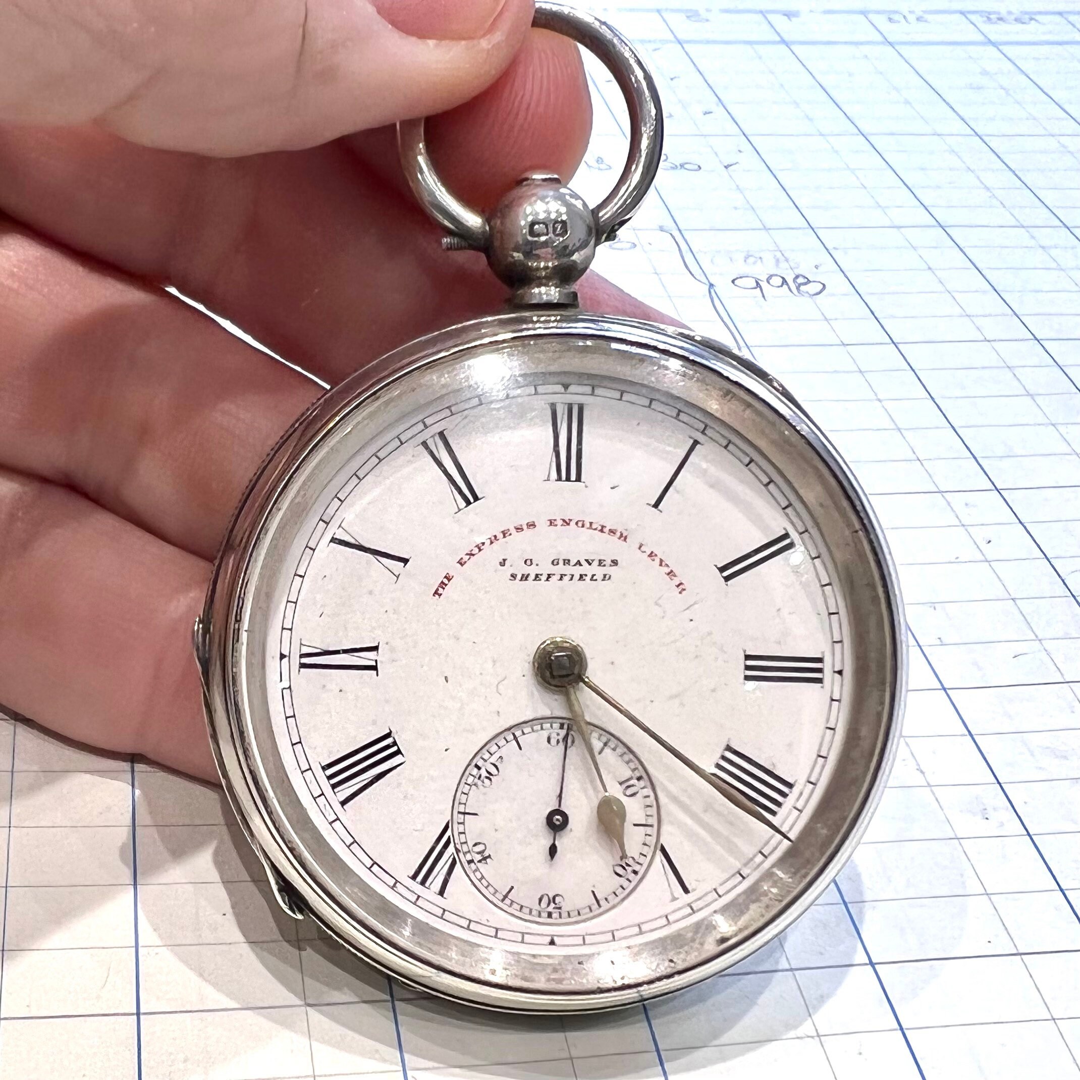 Superb Victorian sterling silver pocket watch - The Express English ...