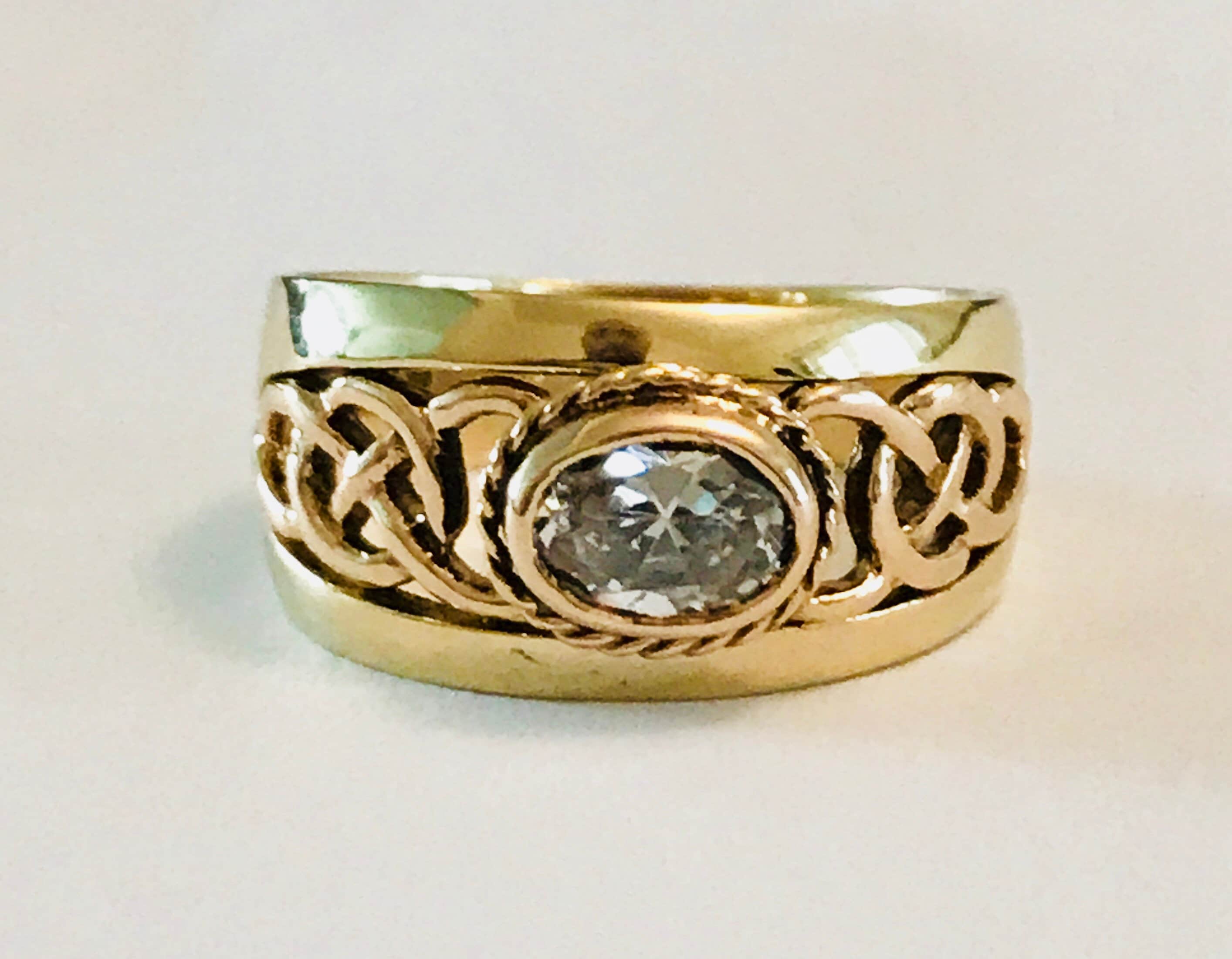 Royal Welsh gold - Clogau gold ring - Fabulous 9ct yellow and rose gold ...