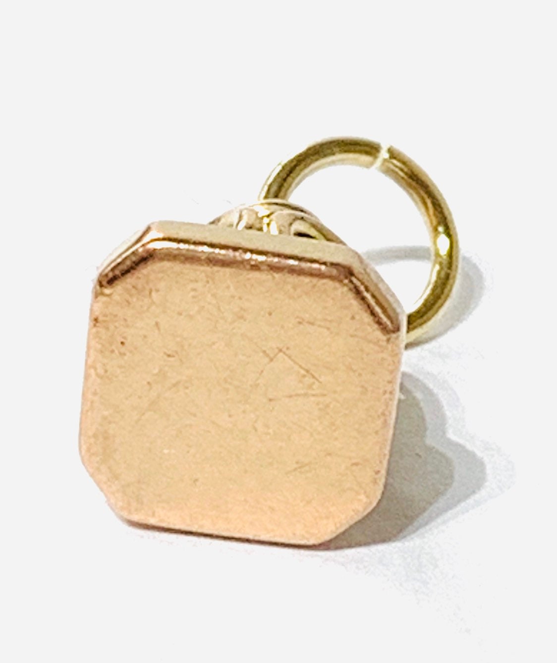 Superb antique 9ct solid gold fob pendant / charm - stamped 9C