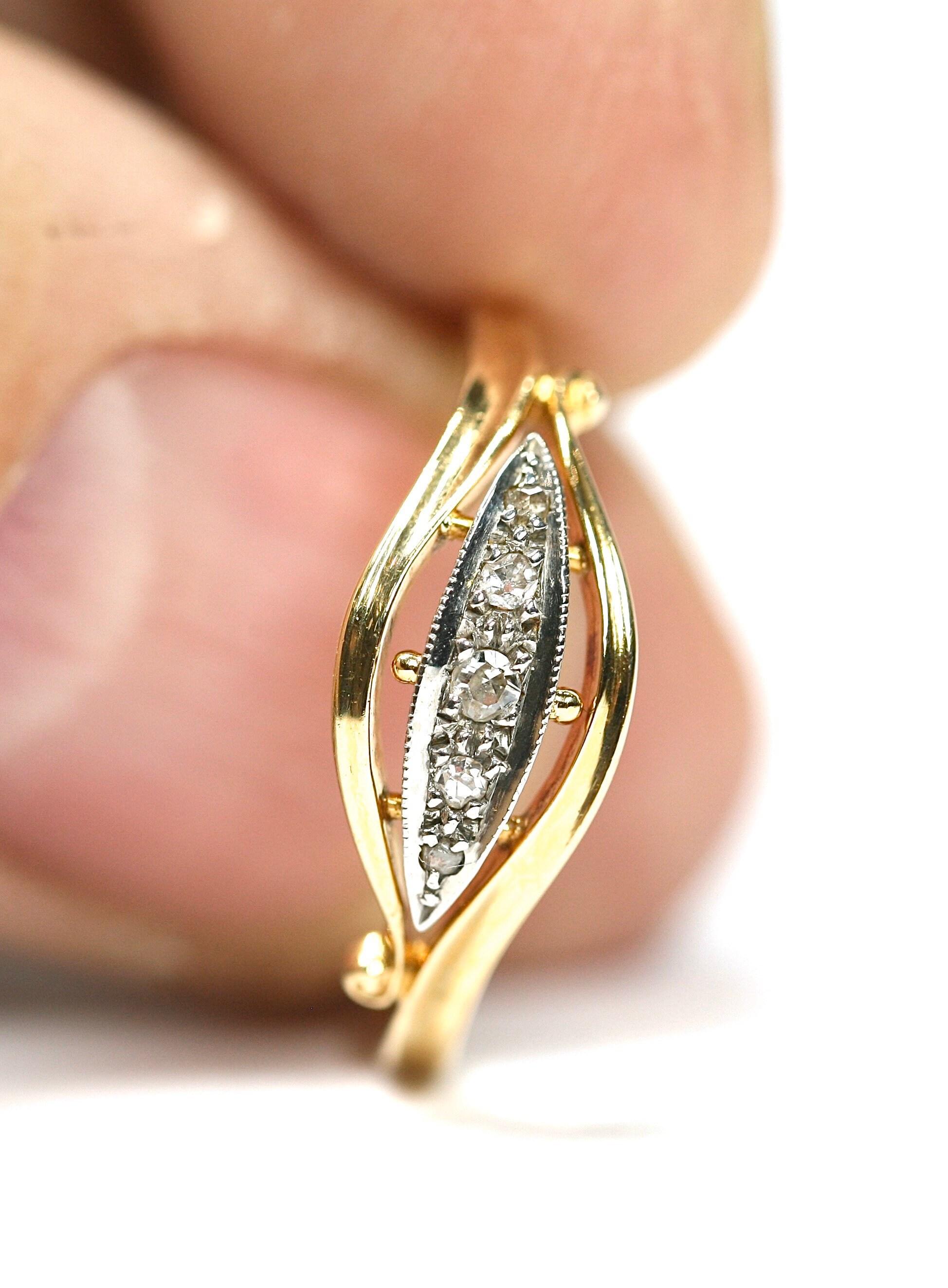 Reduced ***Stunning antique 18ct gold Diamond ring - Size O or US 7 Reduced ***Stunning antique 18ct gold Diamond ring - Size O or US 7