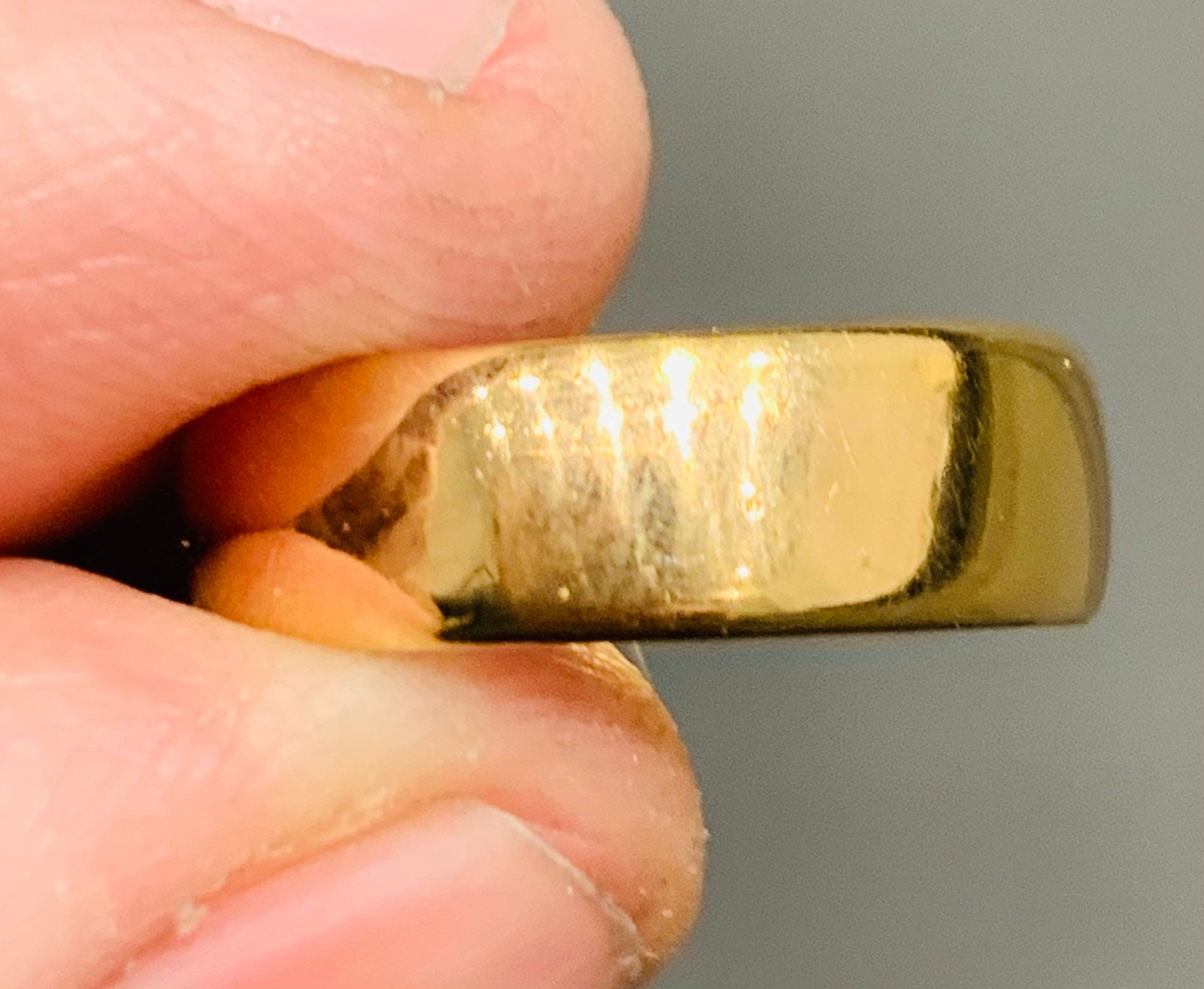 Heavy Antique 22ct Gold Wedding Ring Size K Or US 5 5 2gms Heavy Antique 22ct Gold Wedding Ring Size K Or US 5 5 2gms