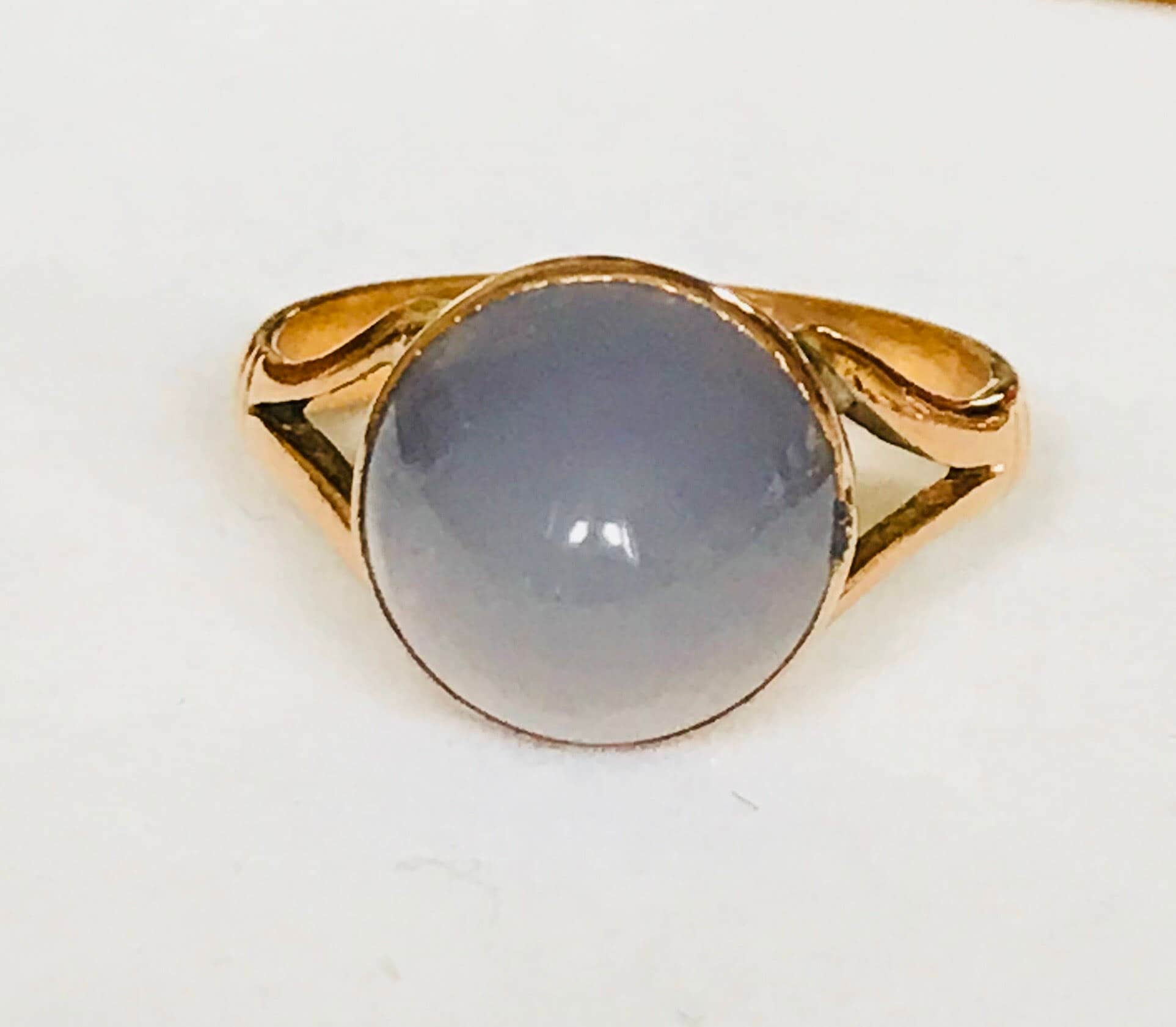 Beautiful rare antique Victorian 22ct gold Moonstone ring - 1800's