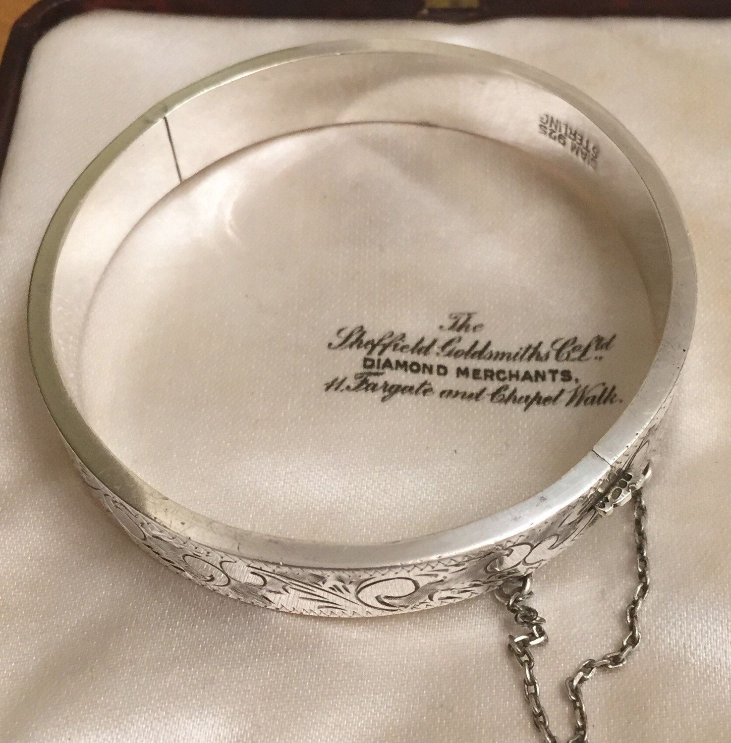 Vintage Sterling silver bangle