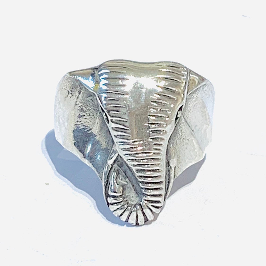 Superb vintage sterling silver Elephants Head ring - fully hallmarked ...