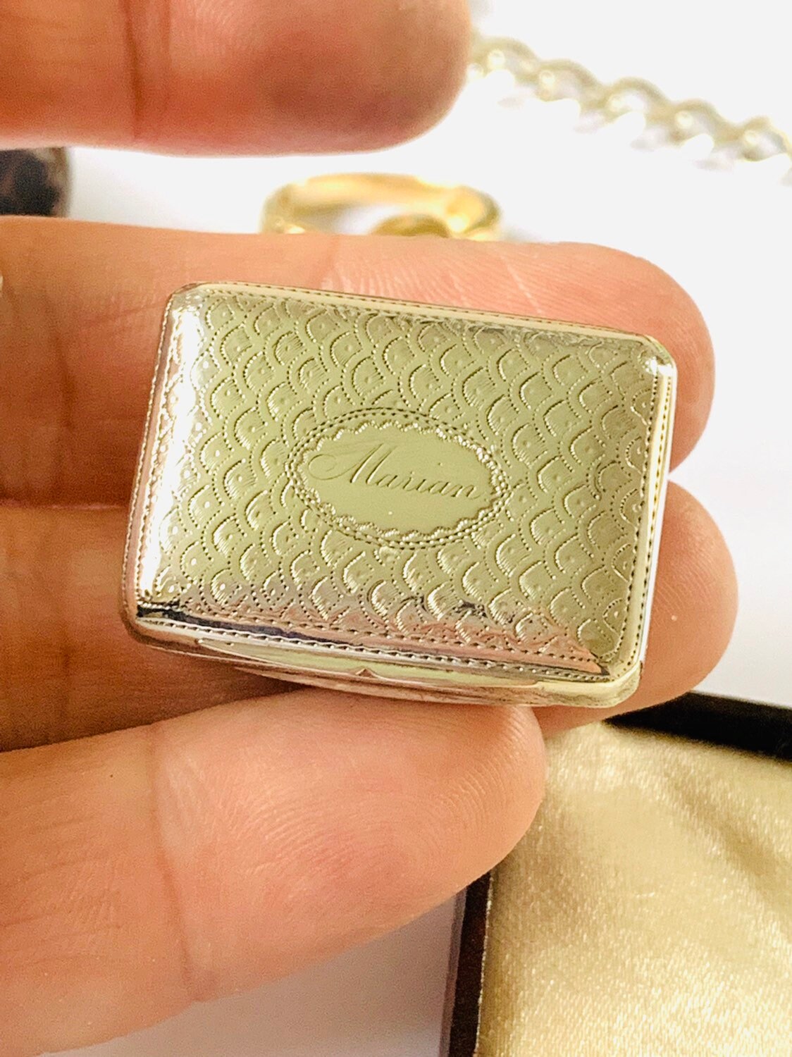 Fabulous 198 year old George III sterling silver Vinaigrette hallmarked ...