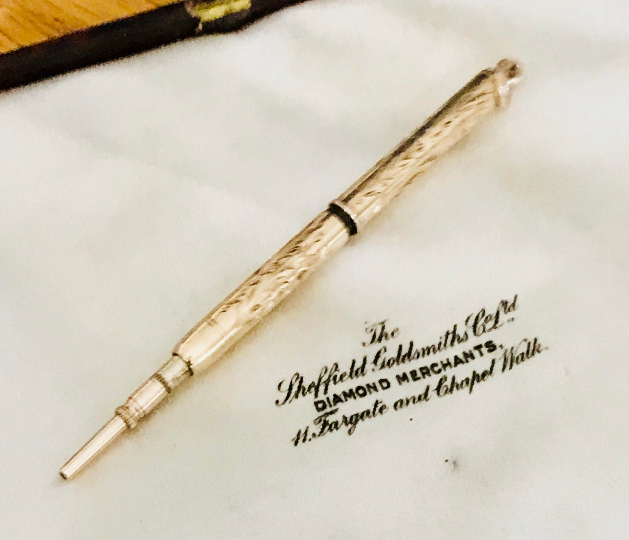 Stunning Victorian antique 9ct gold propelling pencil