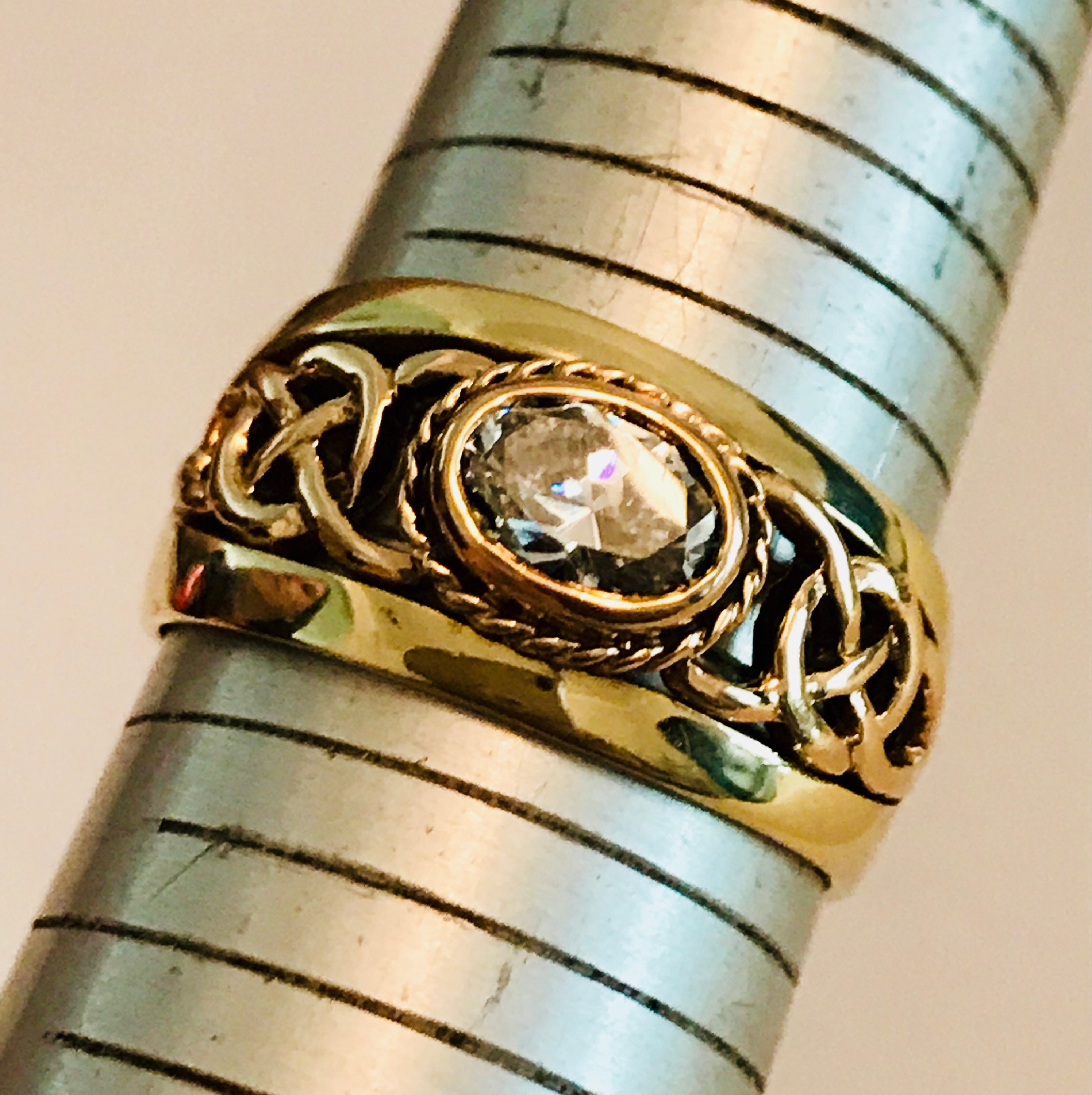 Royal Welsh gold - Clogau gold ring - Fabulous 9ct yellow and rose gold ...