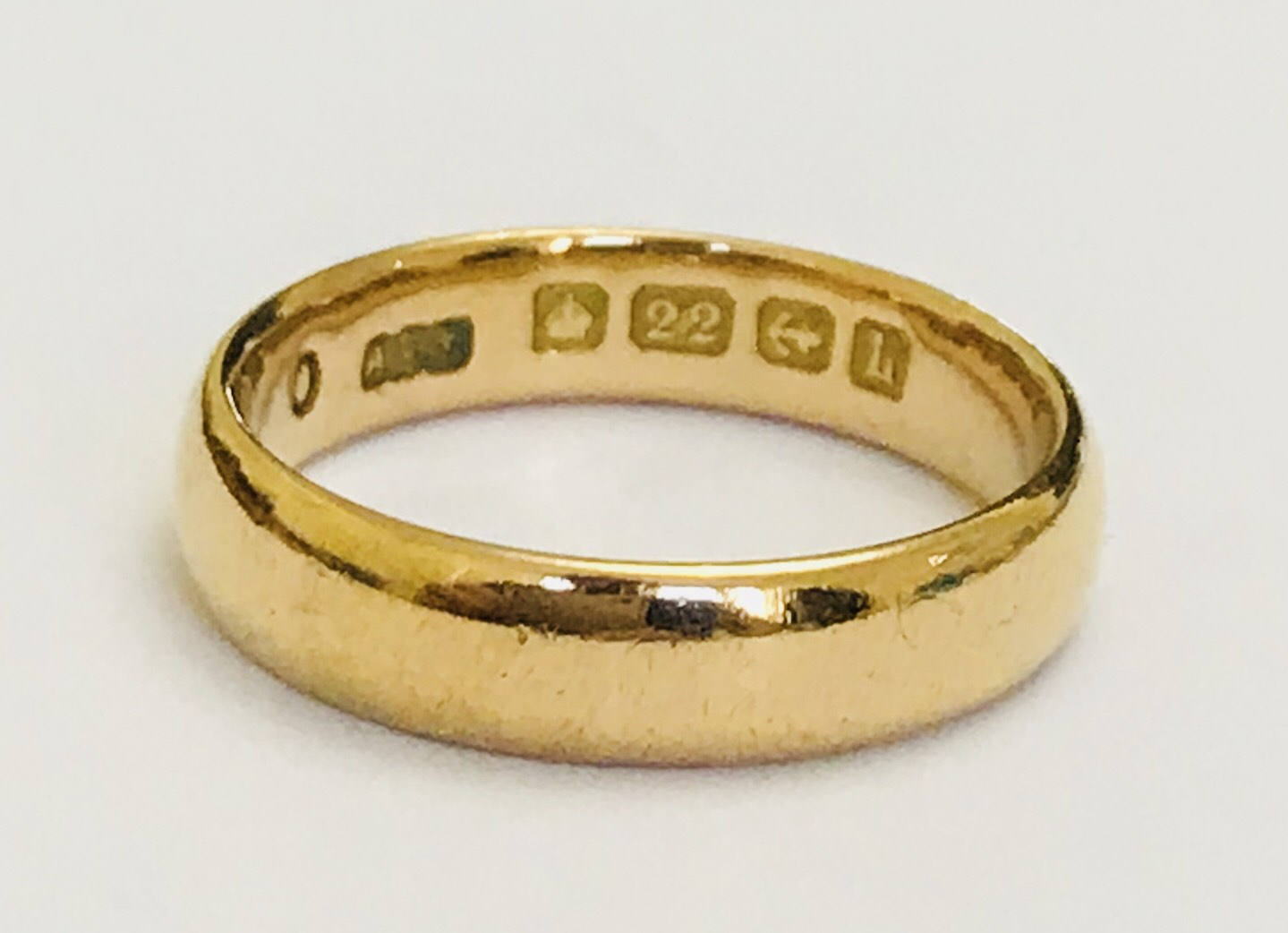 Stunning antique 22ct gold wedding ring hallmarked Birmingham 1907