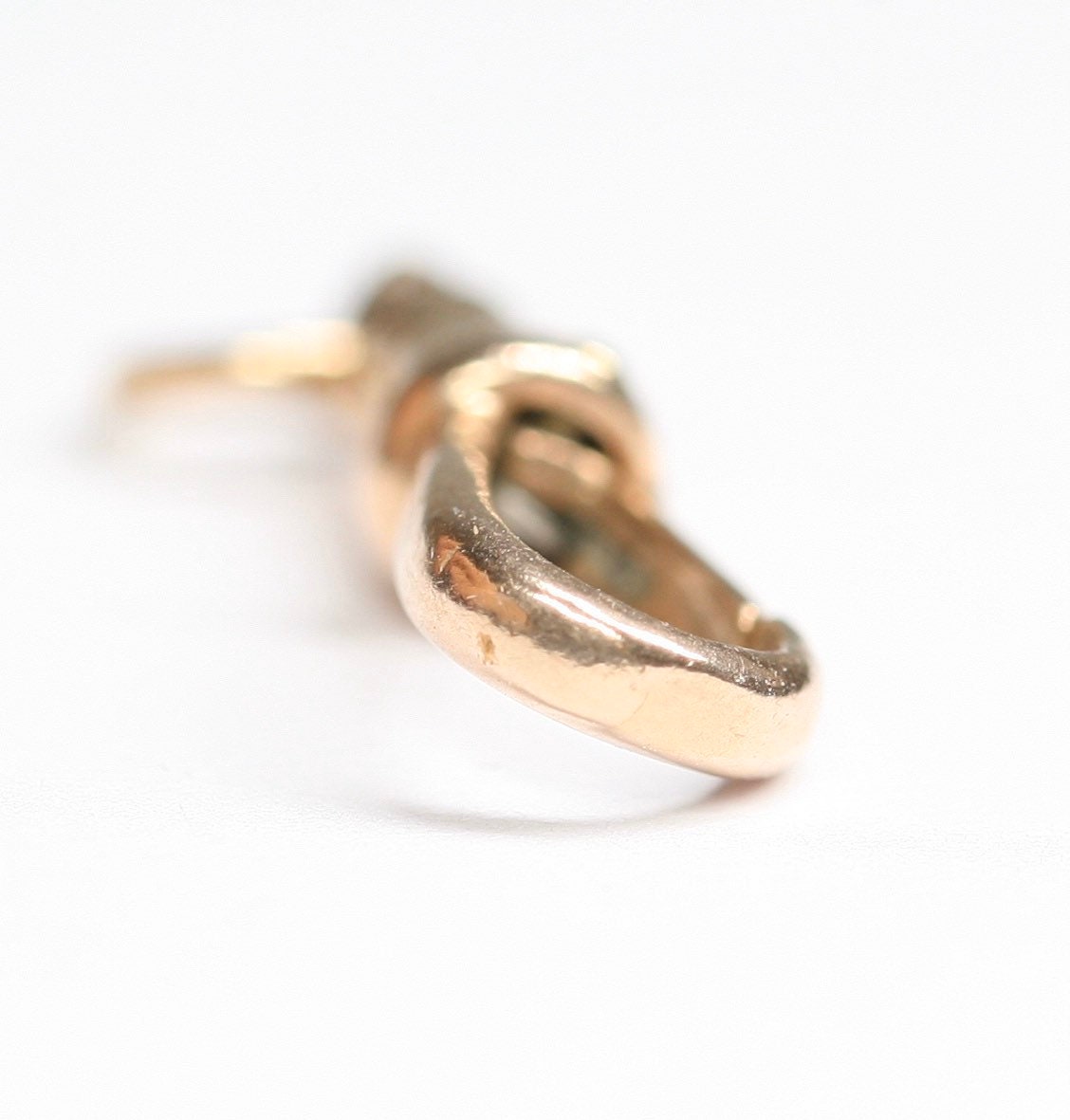 Antique 9ct rose gold Albert chain dog clIp