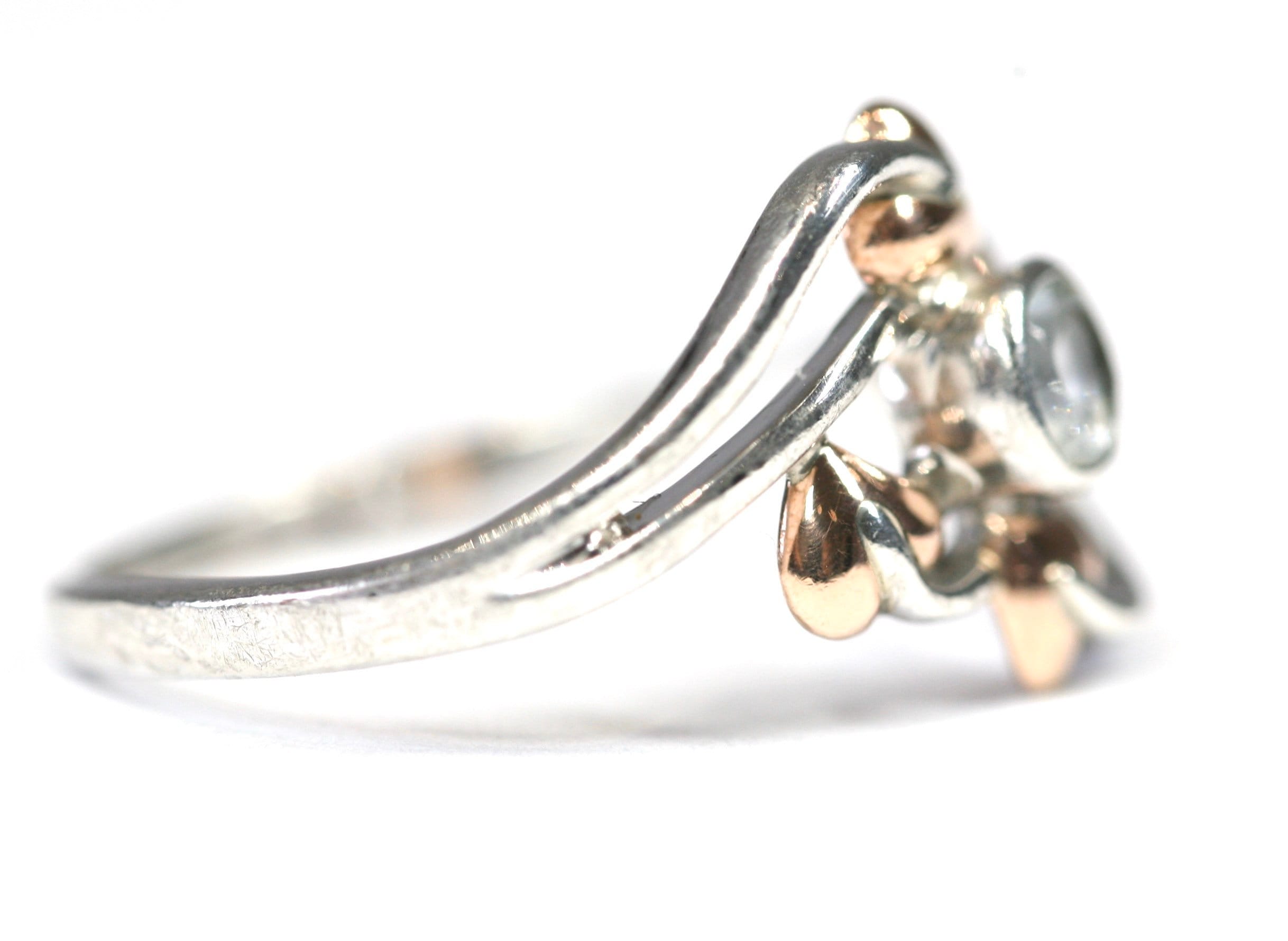 Stunning vintage rare Welsh Clogau 9ct rose gold and Sterling silver ...