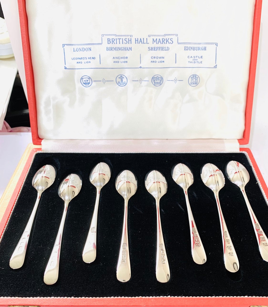 Stunning 'Brand new' vintage sterling silver British Hallmark cased ...