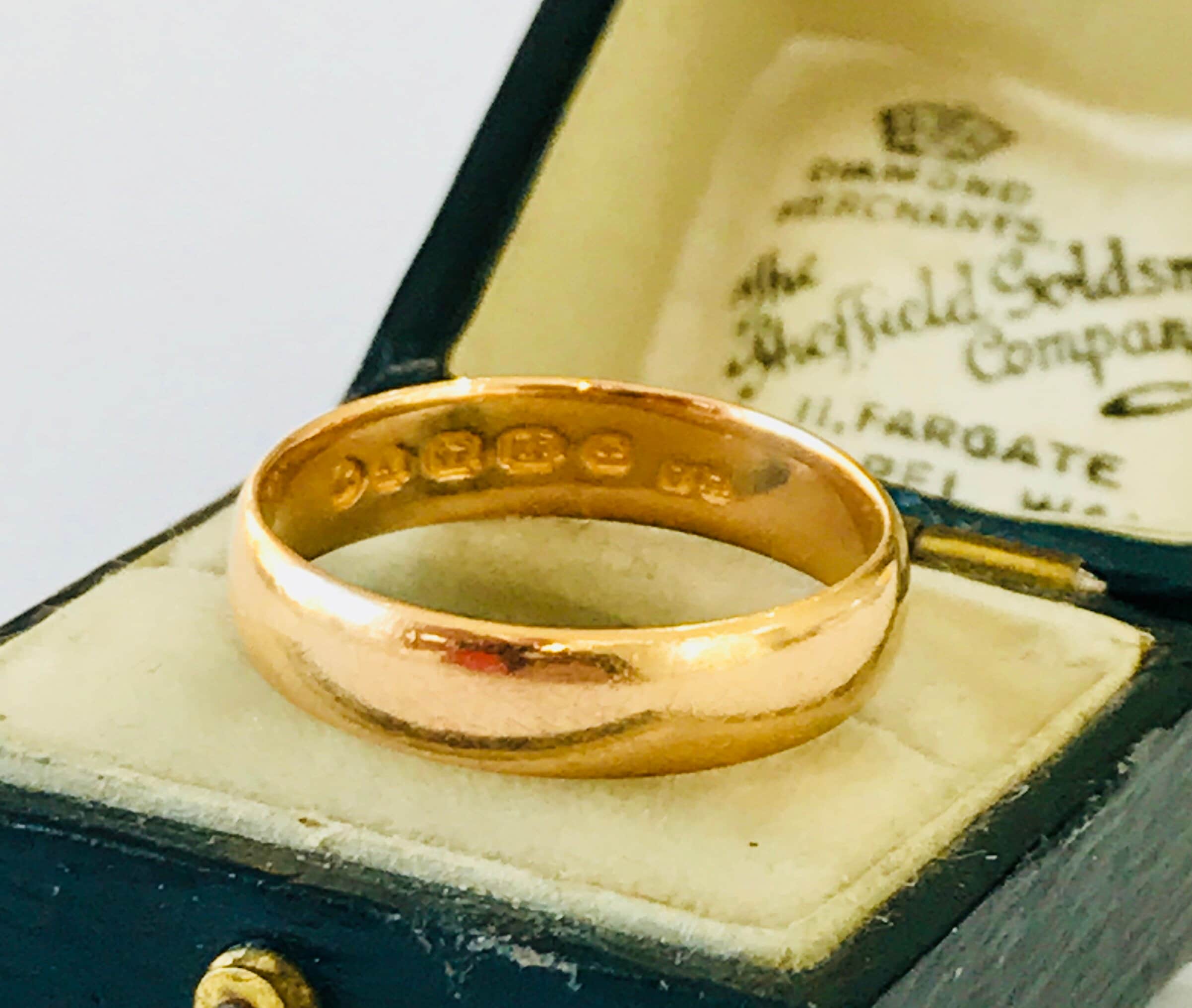 Stunning Victorian 148 year old 22ct gold wedding ring - hallmarked ...