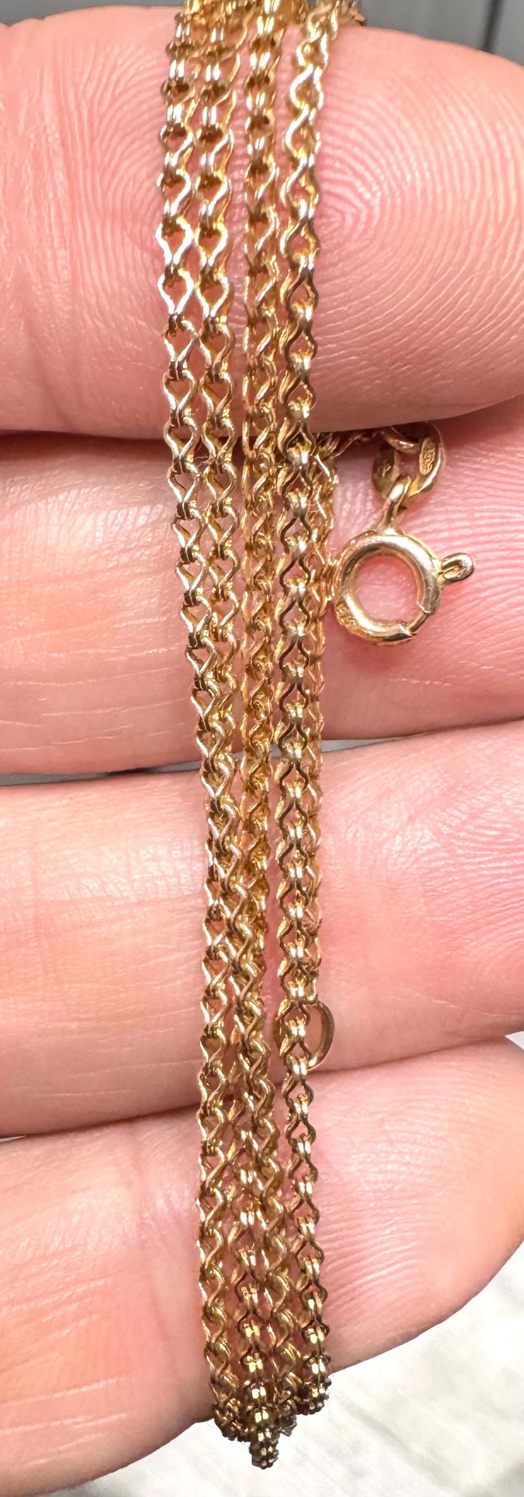 9ct Gold 21 Inch Chain - Fully Hallmarked - 2.86gms - Etsy