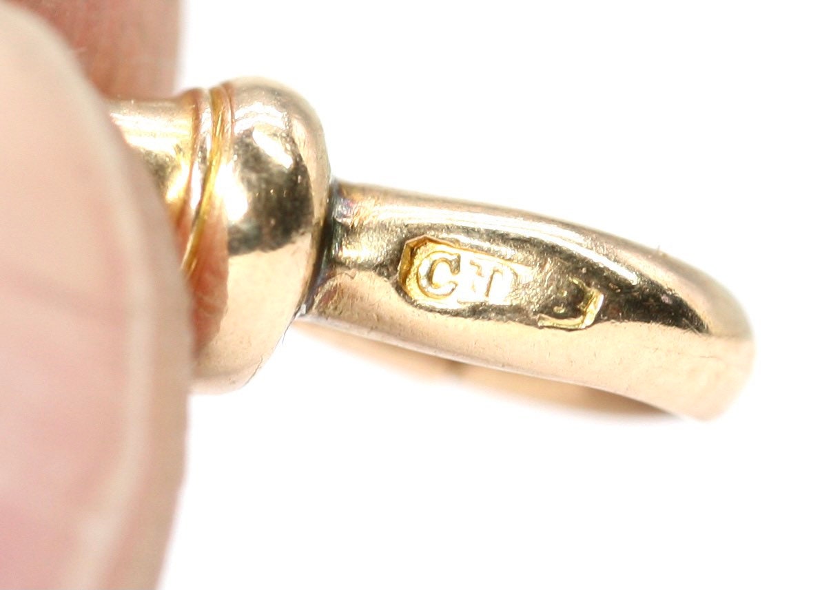 Superb rare antique Victorian 9ct yellow and white gold 17 inch chain ...