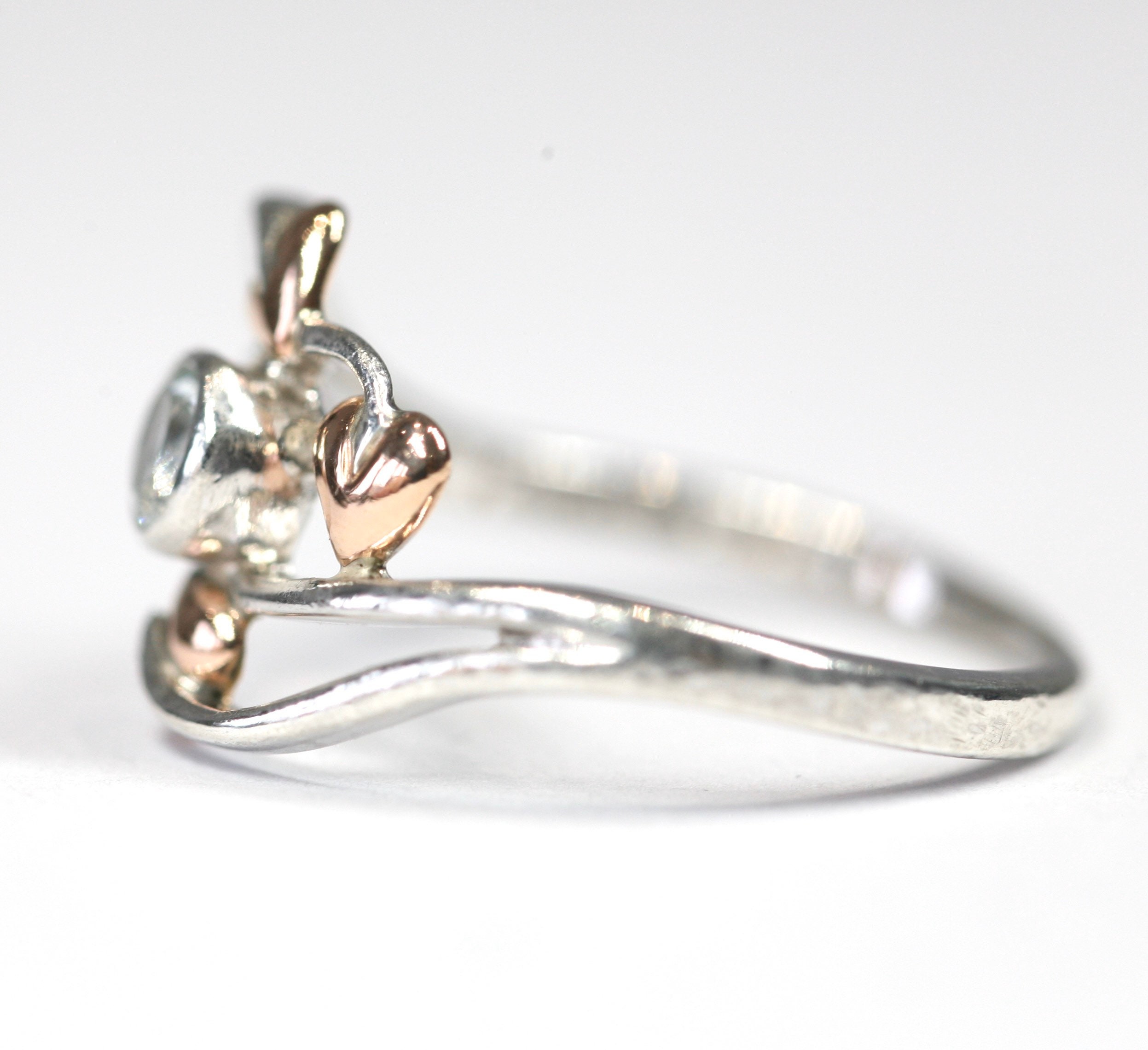 Stunning vintage rare Welsh Clogau 9ct rose gold and Sterling silver ...