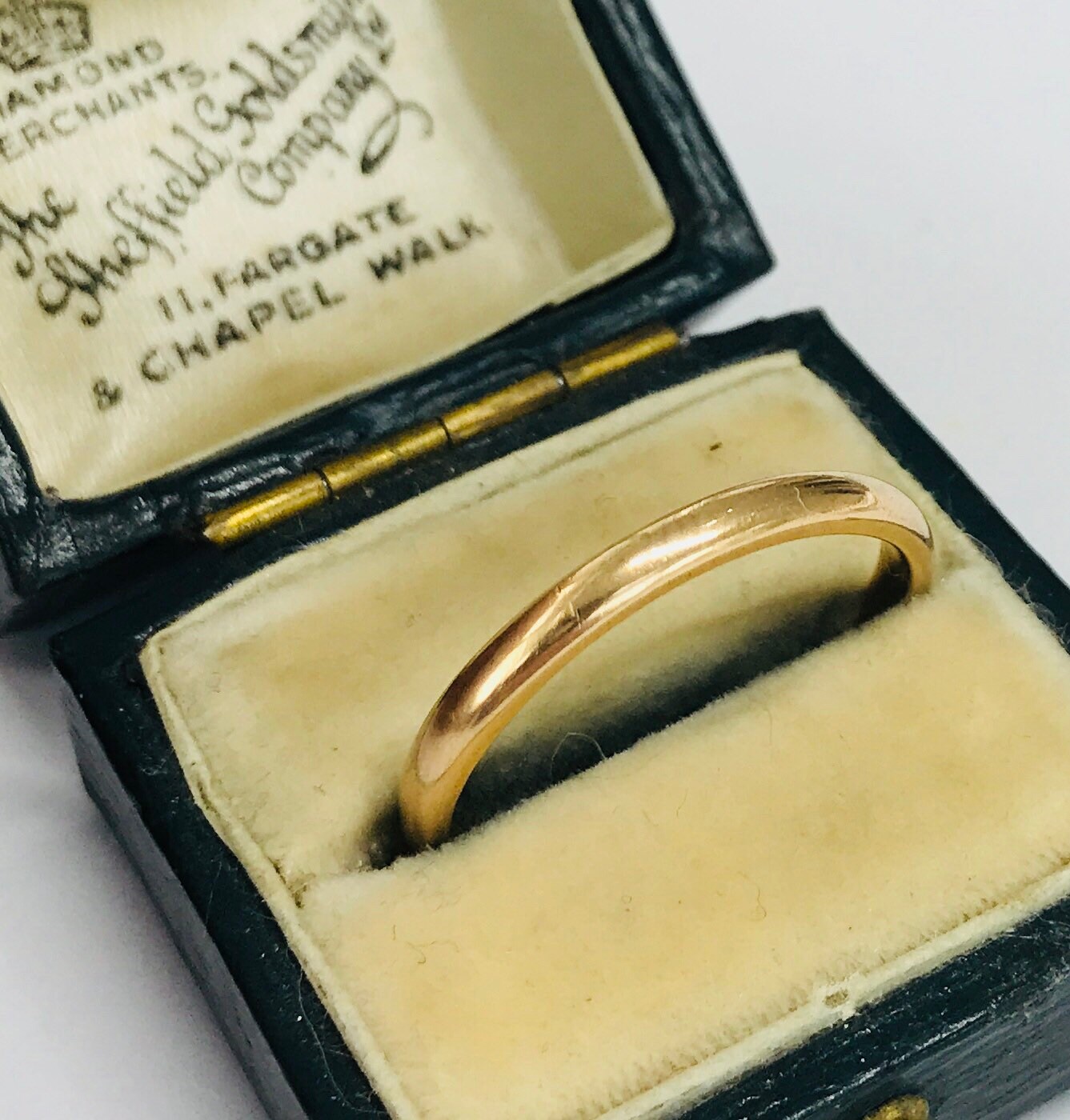 Vintage 22ct gold wedding ring