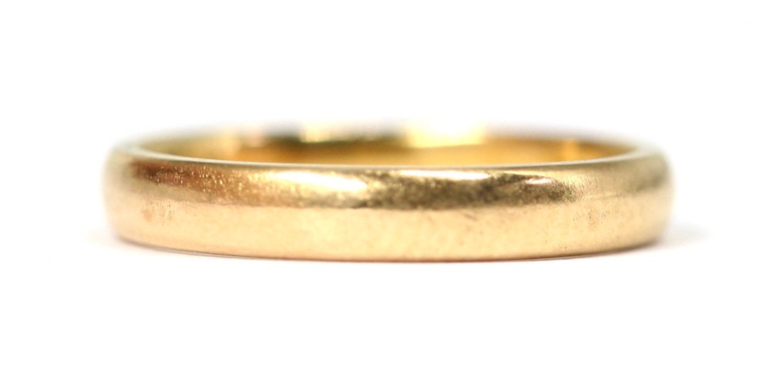 Vintage 22ct Gold Wedding Ring - Hallmarked London 1964 - Size M or US ...