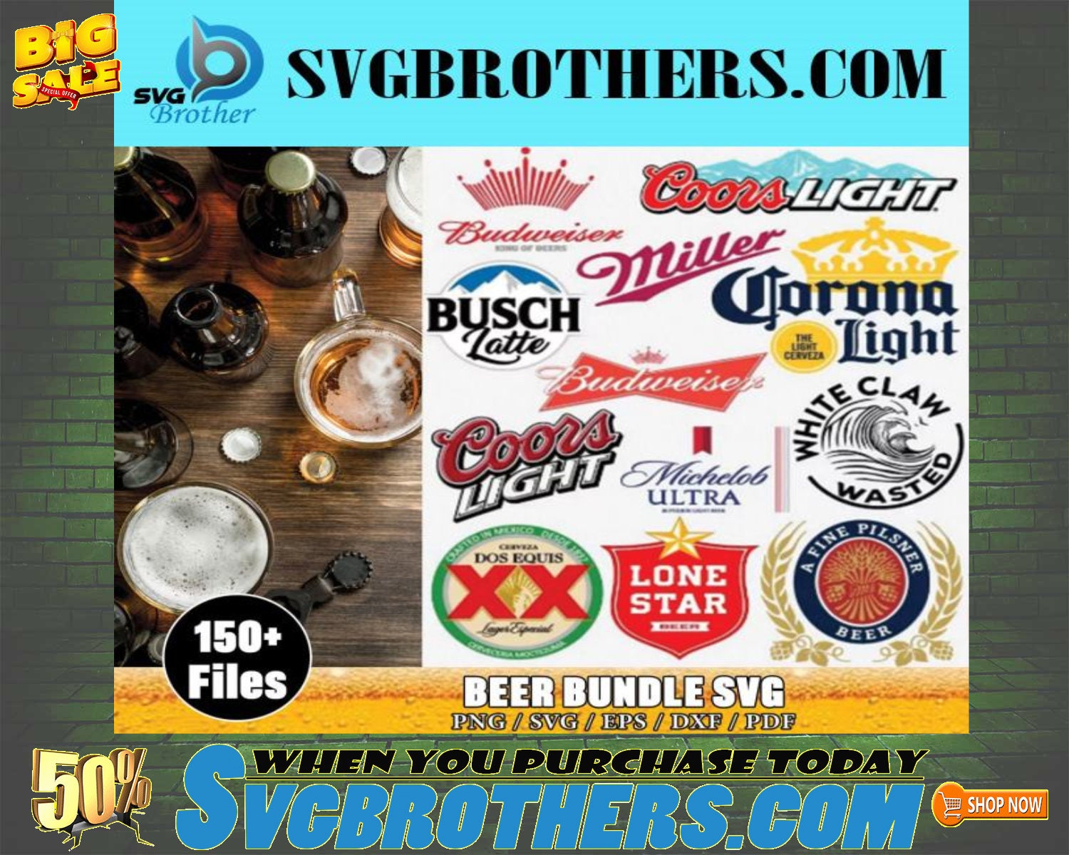 Beer Bundle SVG Beer Label SVG Eps PNG Jpg Cricut - Etsy