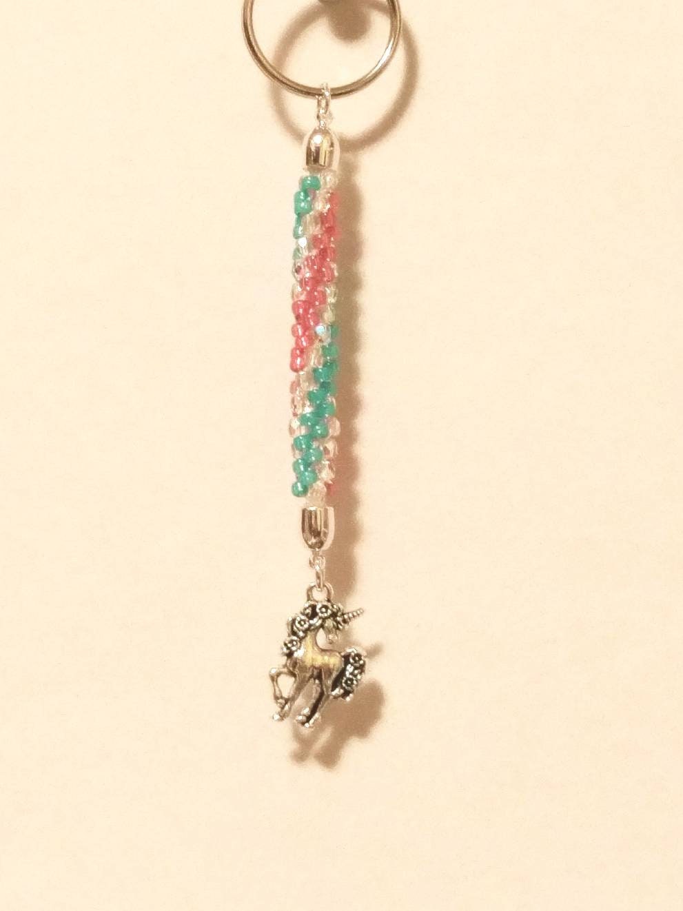 Kumihimo Keychain for Your Favorite Unicorn or Mermaid Lover!! - Etsy