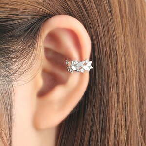 Ear Cuff, No Piercing, Non Pierced, Laurel Wreath, Earrings, Ear Jacket ...