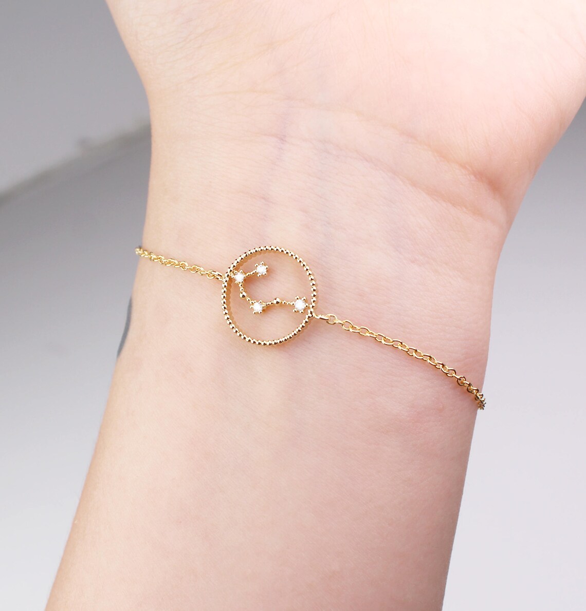 Gemini bracelet Gemini constellation bracelet horoscope - Etsy Nederland