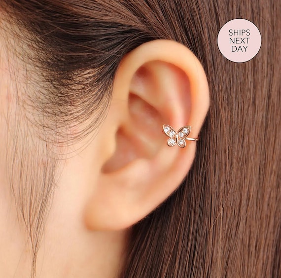 Ear Cuff No Piercing Non Pierced Ear Climber CZ Ear Cuff - Etsy