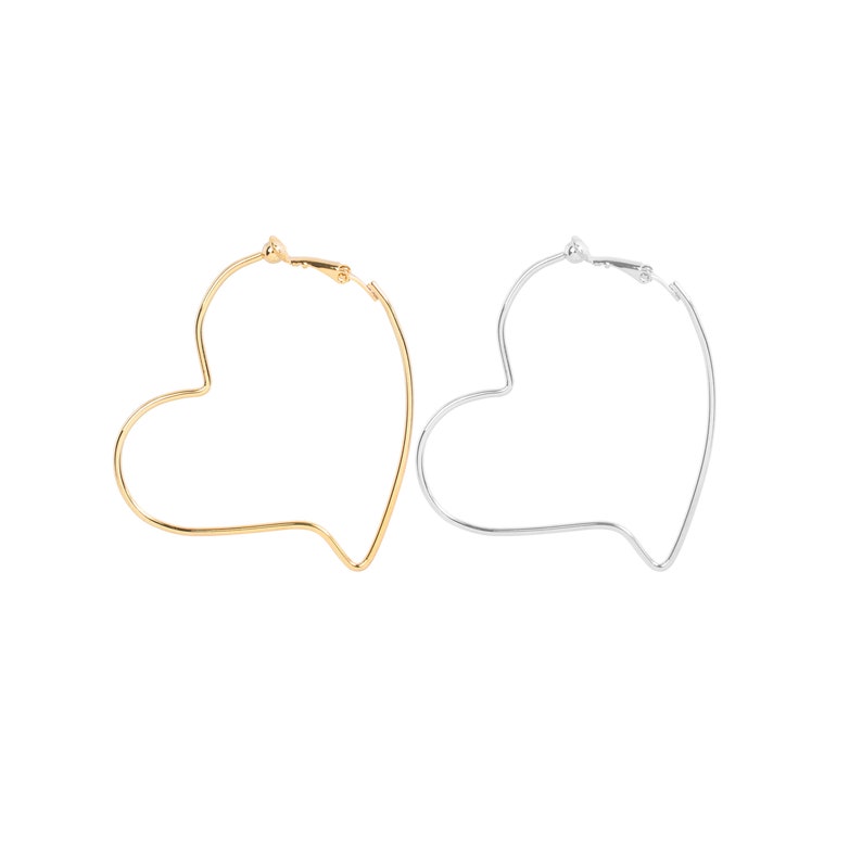 No piercing non pierced hoop earring no pierce minimal | Etsy