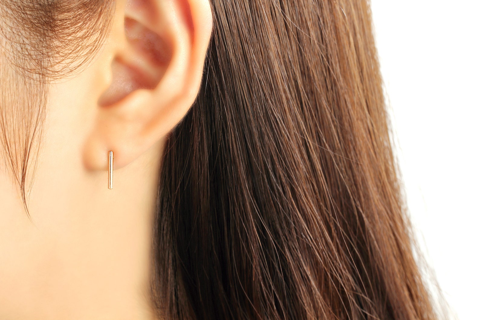 Surgical steel studs surgical steel earrings stick earrings | Etsy