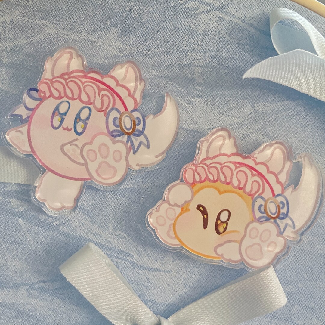 Cutie Kitties: Kirby and Waddle Dee Pin Set - Etsy