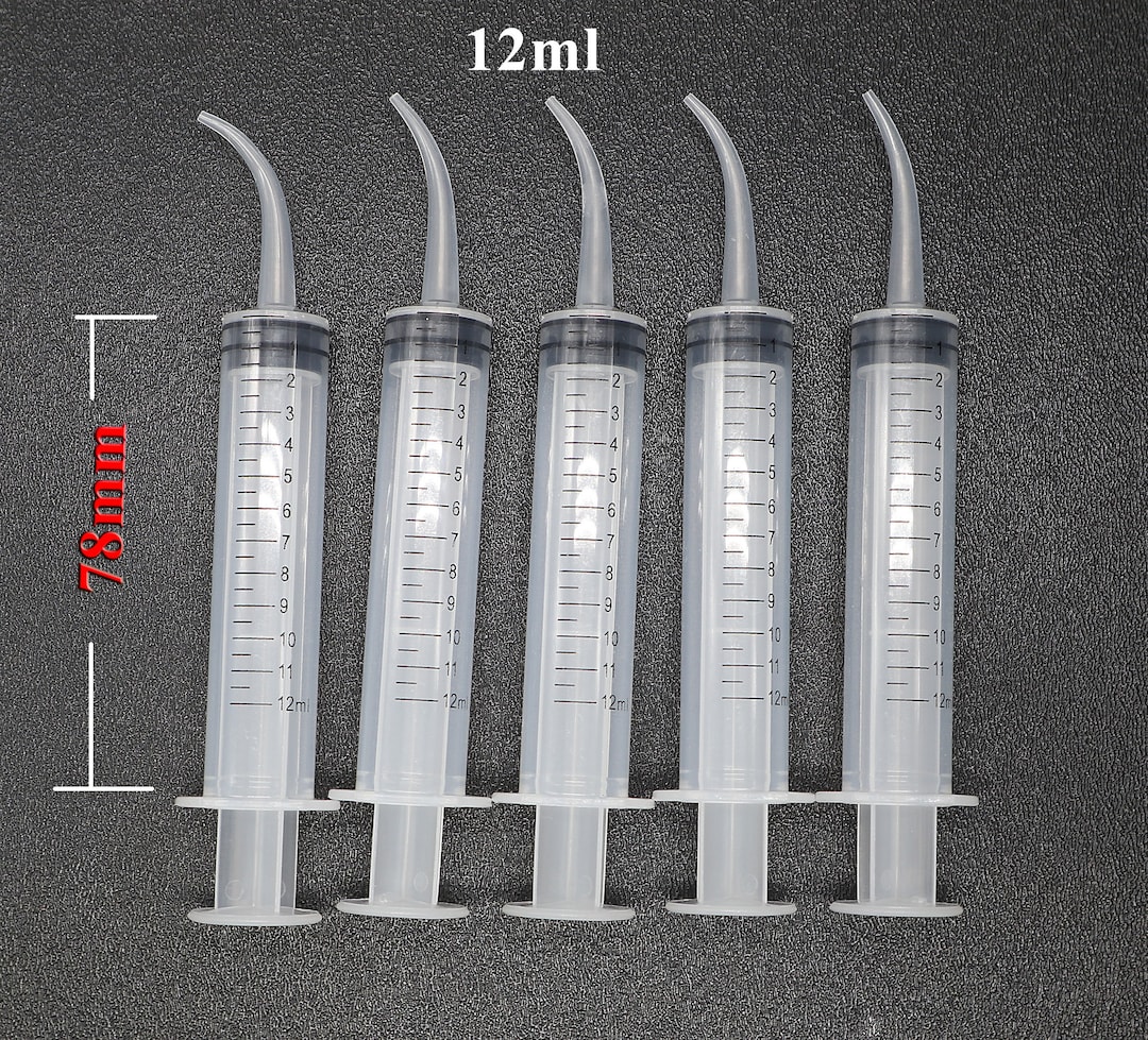 5pc. Craft Syringes With Curved Ends. Pinpoint Dispensing. 15ml ...