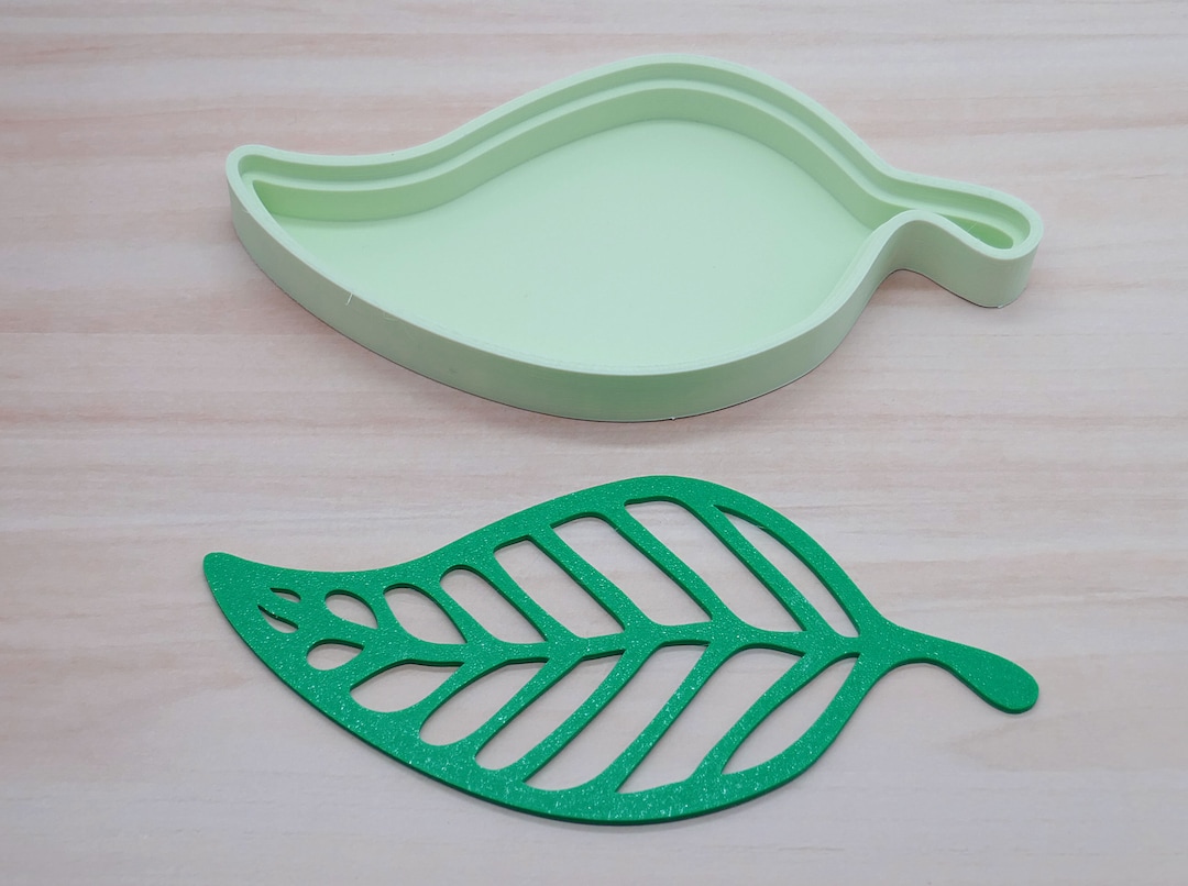 Leaf Shaped Soap Dish 3D Printed From Plant Based Plastic - Etsy