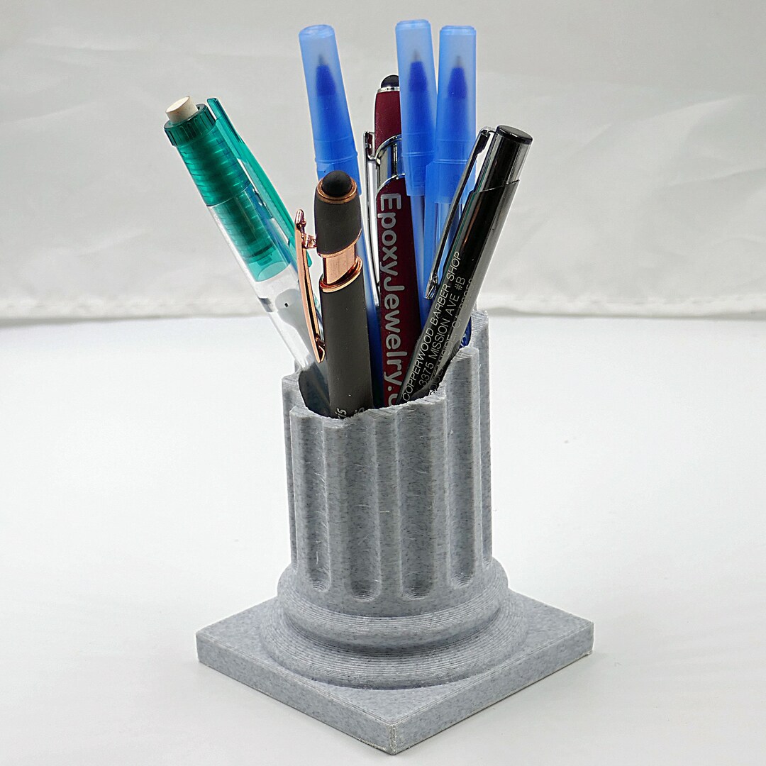 Broken Roman Marble Column Pen Holder 3D Printed - Etsy