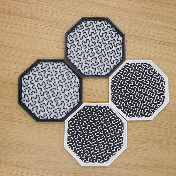 3d Printed Coasters - Etsy