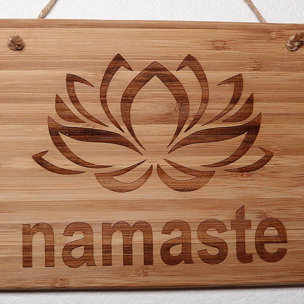 Namaste Sign - Etsy