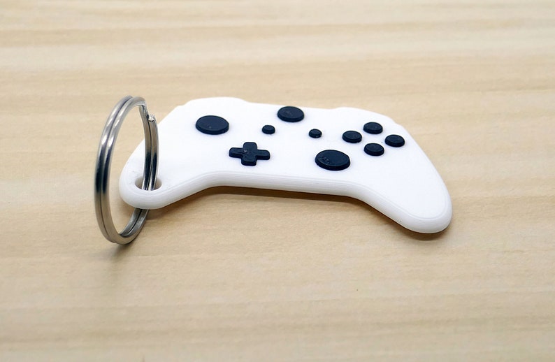 3D Printed Game Controller Keychain - Etsy
