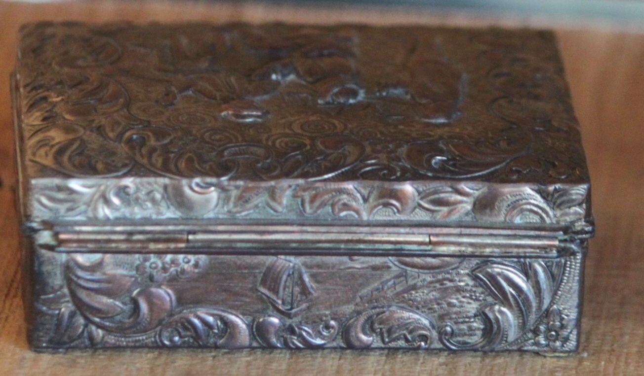 Vintage Made in Japan Silver Plate Repousse Dutch Scenes - Etsy