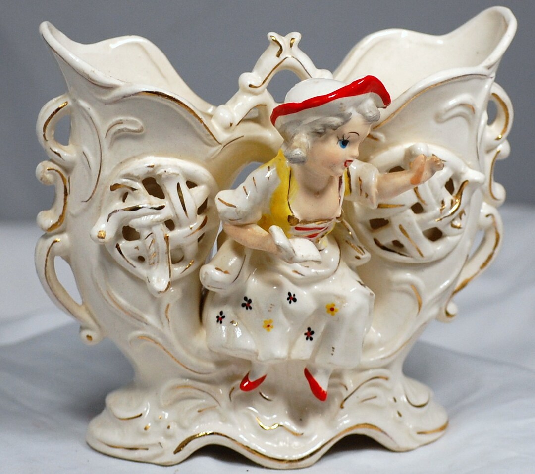 Antique Spill Vase Vintage Home Decor Fireplace Mantel Match Holder - Etsy