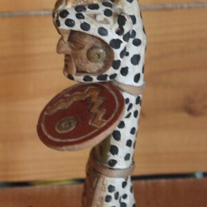 Aztec Mexico Pre Columbian Style Ocelotl Jaguar Warrior Figurine - Etsy