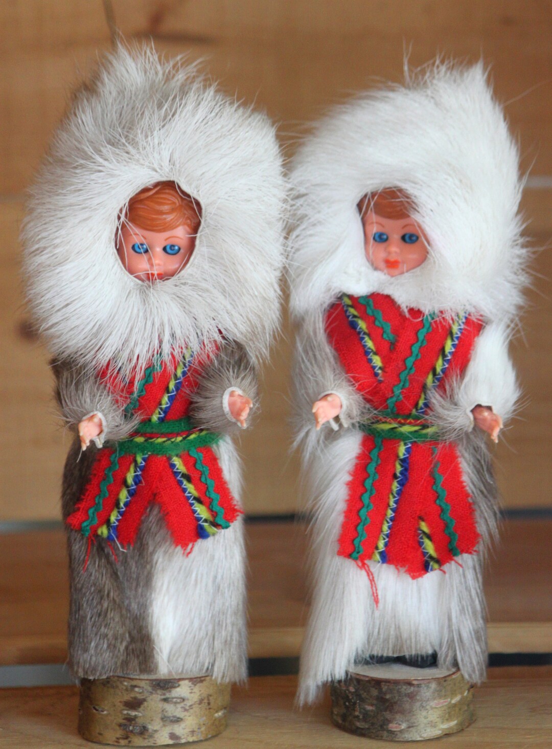 Vintage Celluloid Laplander Finnish Cultural Souvenir Dolls With ...