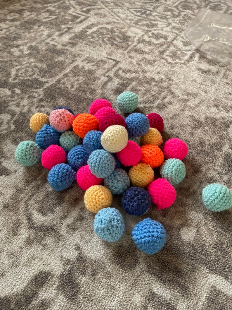 Catnip Balls Crocheted - Etsy UK